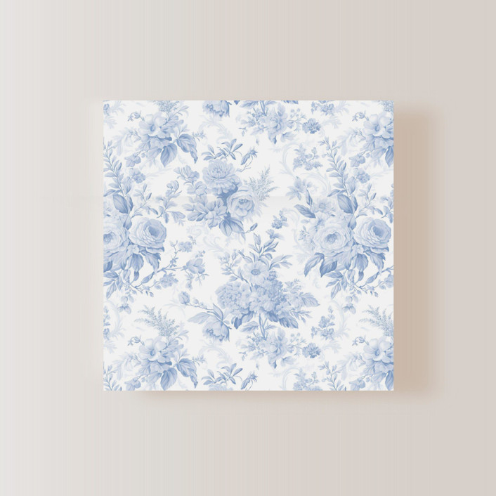 French Blue Toile Square Envelope Liners (Set of 10) Envelope Liners by ...