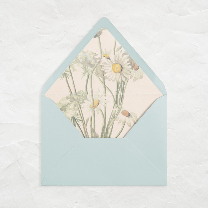 A7 Fine Art Envelope Liners // Watercolor Daisies (Set of 25) Wedding ...