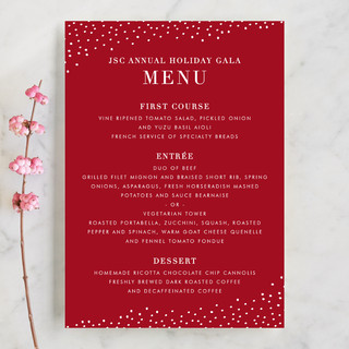 Speckled Soiree Menus by Lehan Veenker | Minted