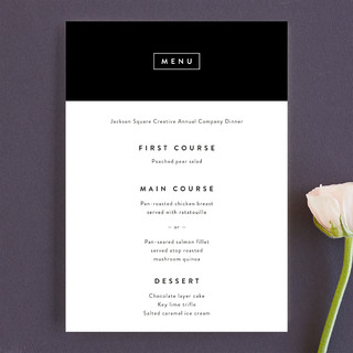 The Standard Menus by Stacey Meacham | Minted