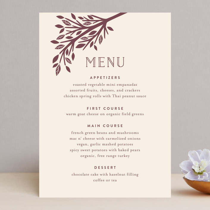 Enchanted Menus by Griffinbell Paper Co. | Minted