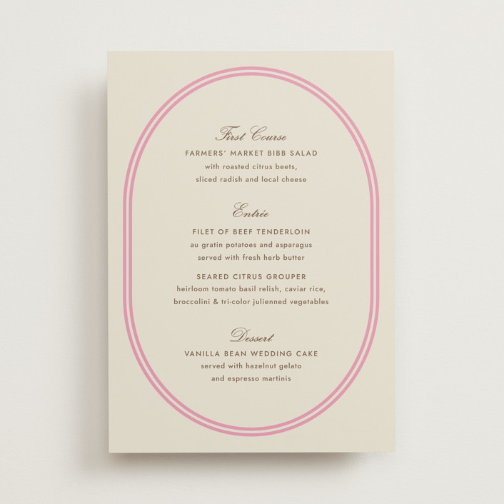 Bocce Menus by Megan Davis | Minted