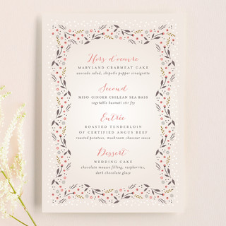 Classic Garden Menus by Kristie Kern | Minted