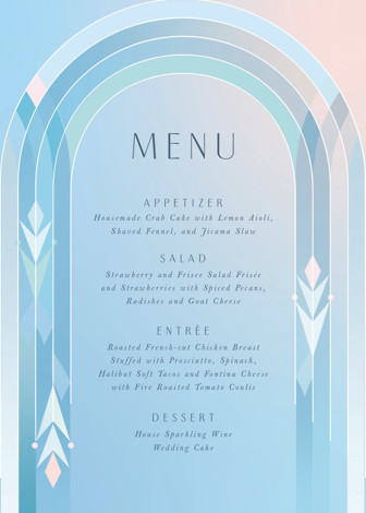 Disney's Frozen True Love Menus by Lori Wemple | Minted