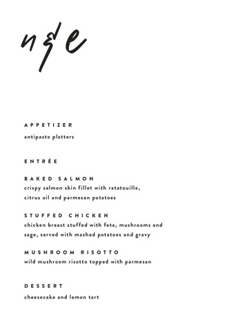 Allure Menus by JoAnn Jinks | Minted