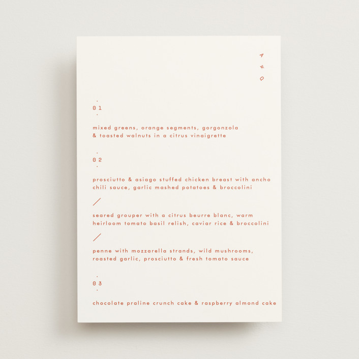 Alaia Menus by Blustery August | Minted