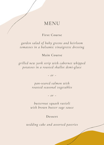 Trust Menus by Wendy Chung | Minted