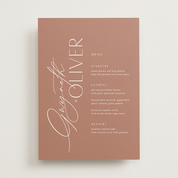 Flip Menus by Kelly Schmidt | Minted