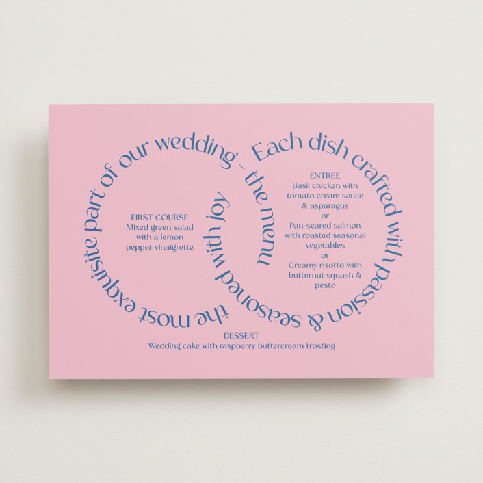 Connected Menus by Claudia Orengo | Minted