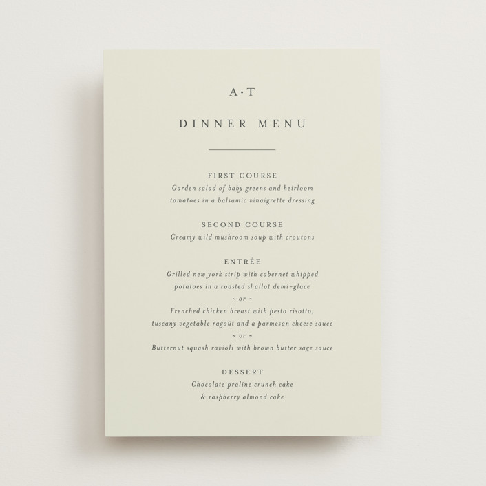 Cedar creek Menus by Stacey Meacham | Minted