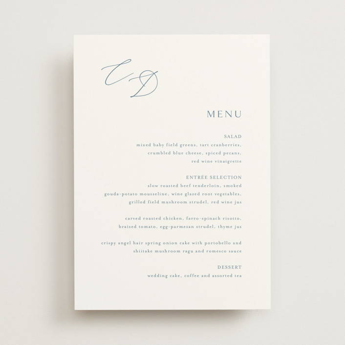 Graceful Menus by Jennifer Postorino | Minted