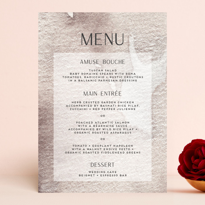 requiem Menus by silverscreen studio | Minted