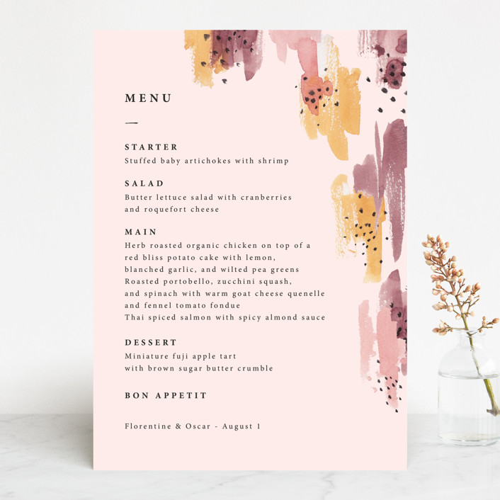 Mod Brush Menus by Lisa Fee Paura | Minted