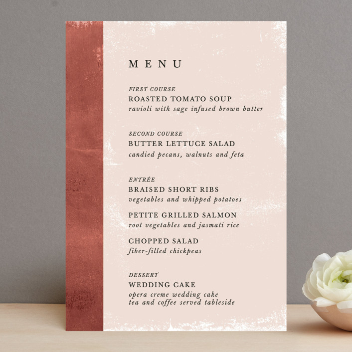 Dust Menus by Carrie ONeal | Minted