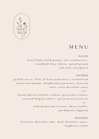 Everlasting Menu Cards by Jennifer Postorino | Minted