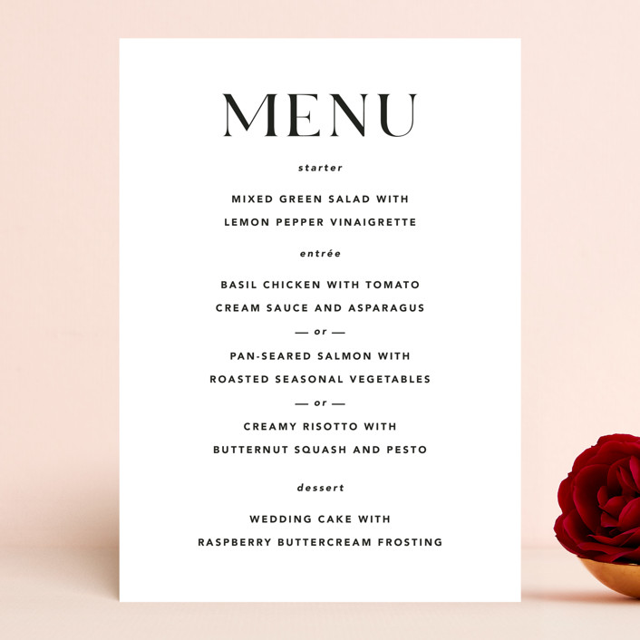 dance moves Menus by Angela Garrick | Minted