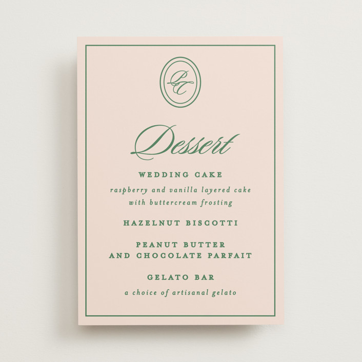 Scripted Menu Signs by Creo Study | Minted