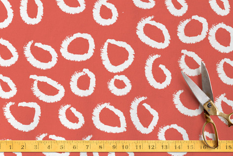 Circle Circle Fabric by Katie Craig | Minted