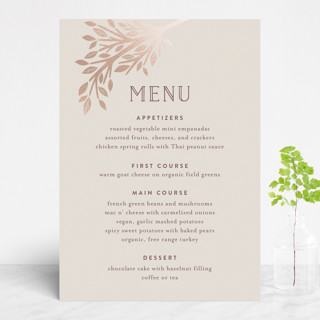 Enchanted Foil-Pressed Menus by Griffinbell Paper ... | Minted