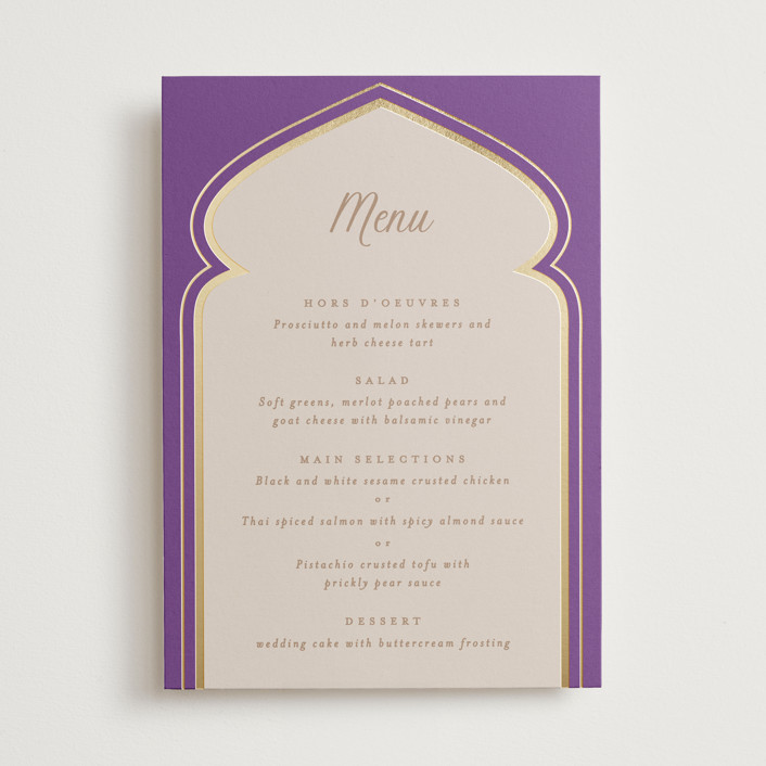 Whole New World from Disney's Aladdin Foil-Pressed Menus by Creo Study ...