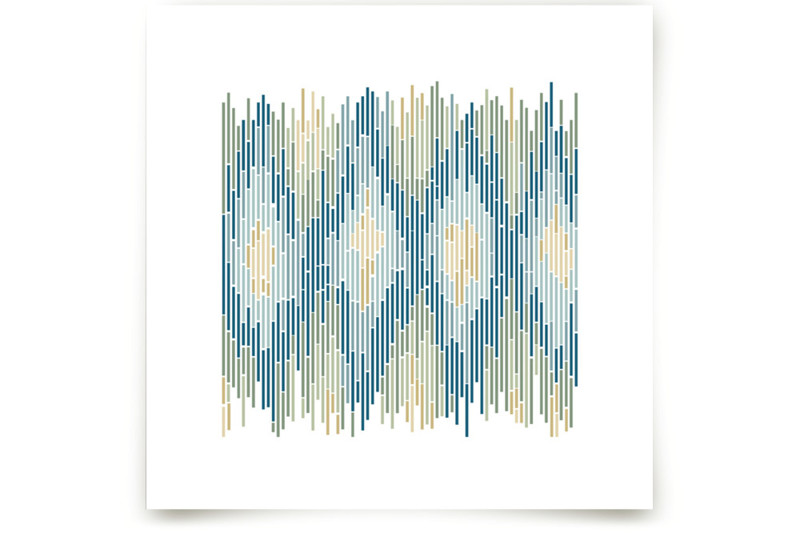 Mosaic Ikat Fine Art Prints by Erin Deegan | Minted