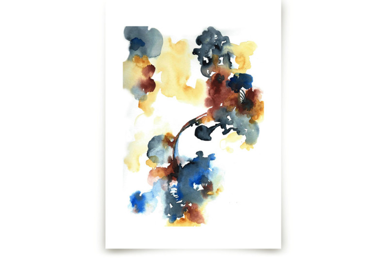 Indigo Earth I Fine Art Prints by Sonal Nathwani | Minted