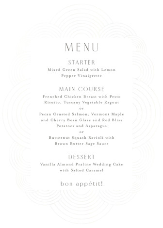 Sparkling Deco Gloss-Press® Menus by Shirley Lin Schneider | Minted