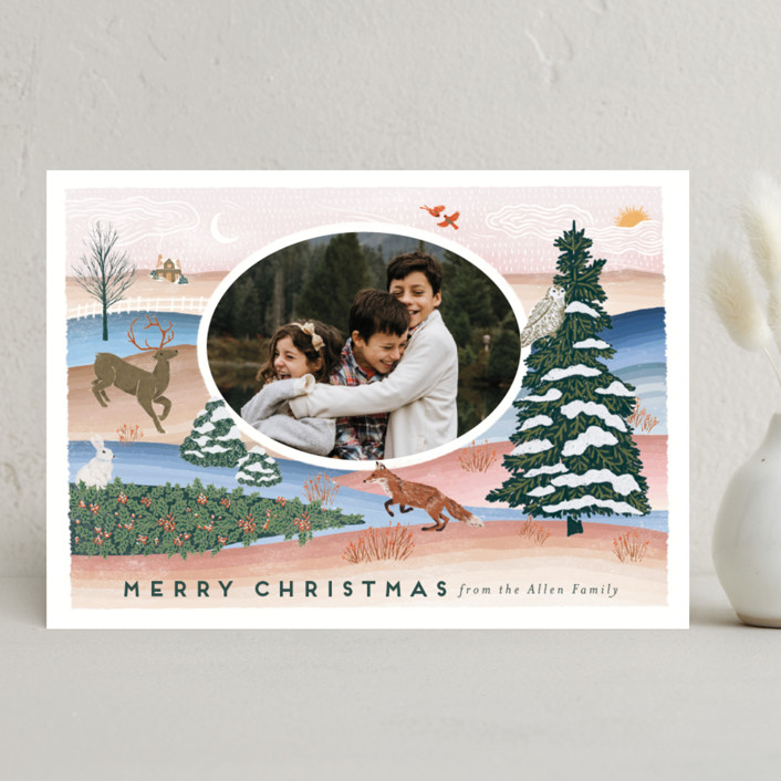 Easy Chair Minted x The Met Holiday Cards by Shiny Penny Studio | Minted