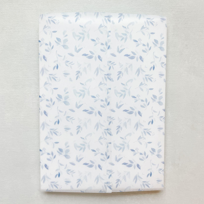 Softly Blue | Set of 10 Vellum Jackets Invitation Jackets and Overlays ...
