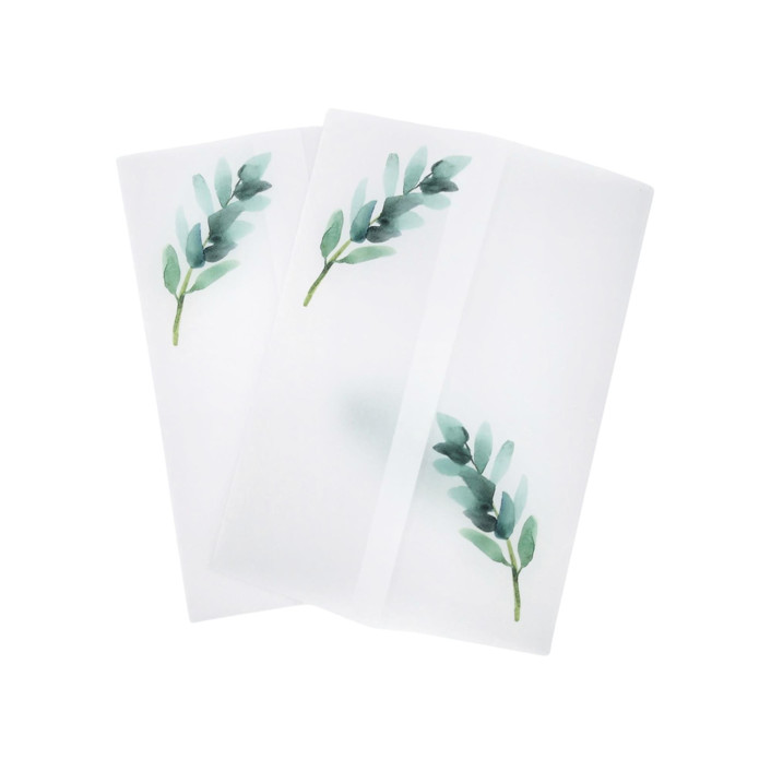 Soft Greenery Vellum Jacket (Sets of 10) Invitation Jackets and ...