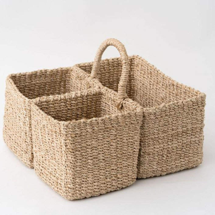 Abaca Handwoven Caddy Organizer Decorative Storage by Jennifer Abelev ...