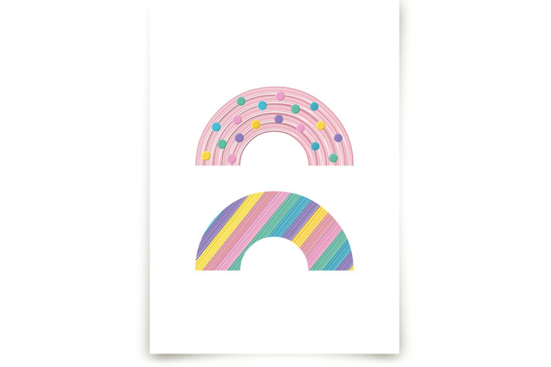 Funny Rainbows Children's Art Prints by EMANUELA CARRATONI | Minted