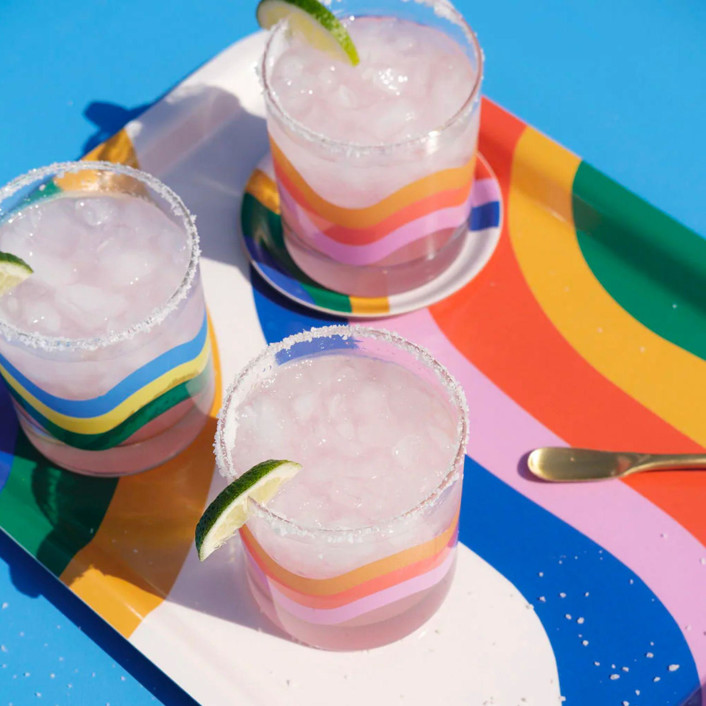 Cool Wave Cocktail Glass - Set of 2 Glassware by Ampersand Design ...