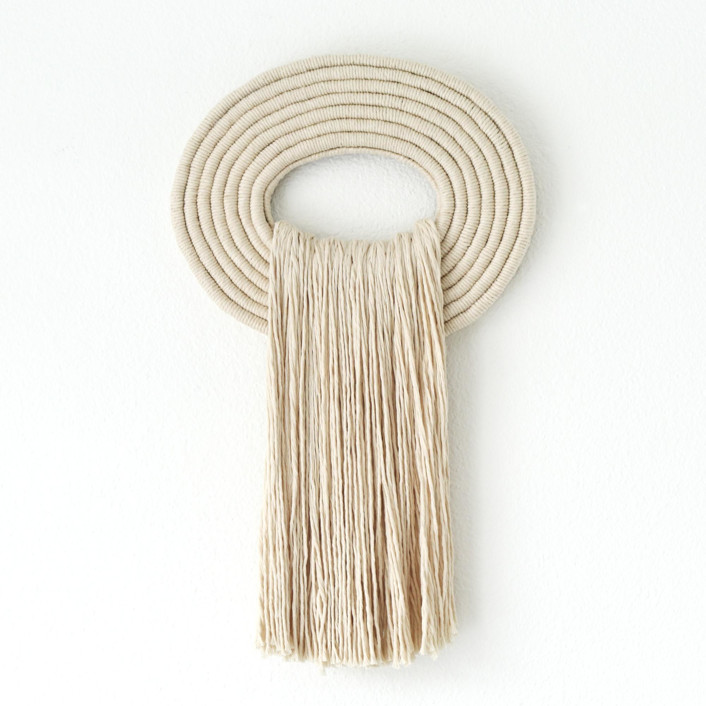 Macrame wall hanging- Medium Ivory Crest Original Textile Art by Bharti ...