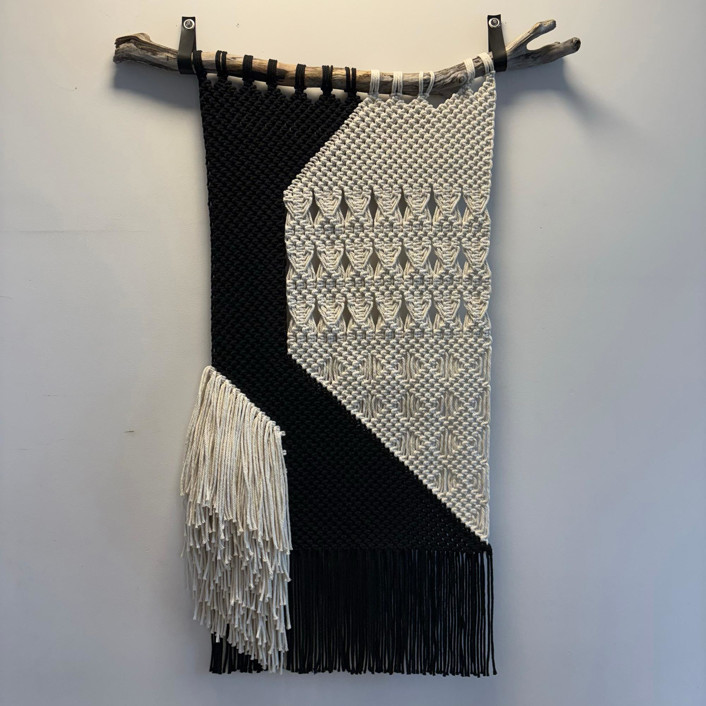 Abstract Macrame #007 Original Textile Art by Kelly Renee Arte | Minted