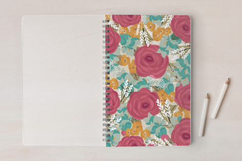 Garden of Flowers Notebook by Ana de Sousa | Minted