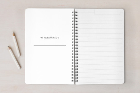 Sunset Wall Notebook Notebook by MinimalType | Minted