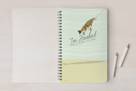 I'm Hooked on Fishing! Notebook by Carole Crohan ... | Minted