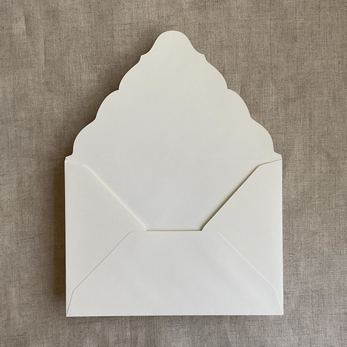 Cream A7 Venetian Flap Envelope | Pack of 25 Envelopes by Ivory ...