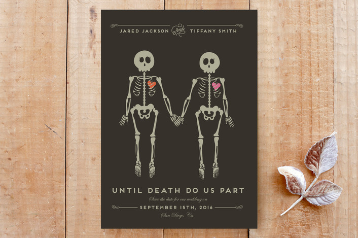 Until Death Females Custom Stationery by Katie Zimpel | Minted