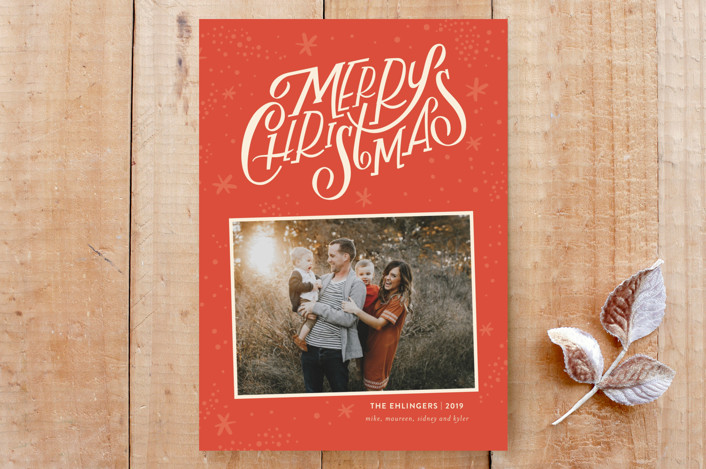 Starry Christmas Custom Stationery by Sarah Lenger | Minted