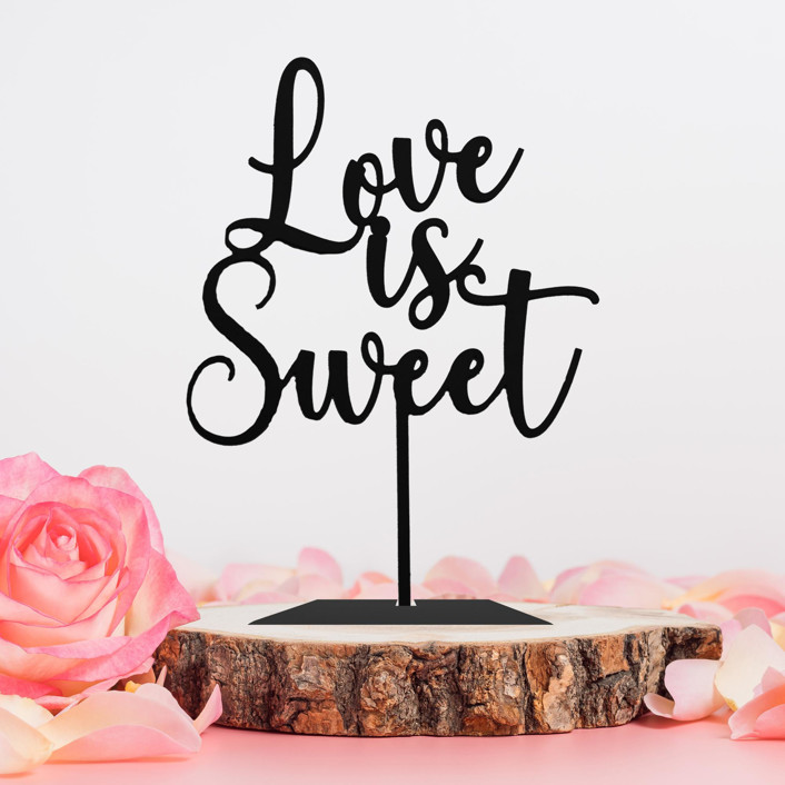 Love is Sweet Dessert Table Sign Wedding Signs by Rusted Orange ...