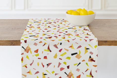Confetti Bits Self Launch Table runners by sue pru... | Minted