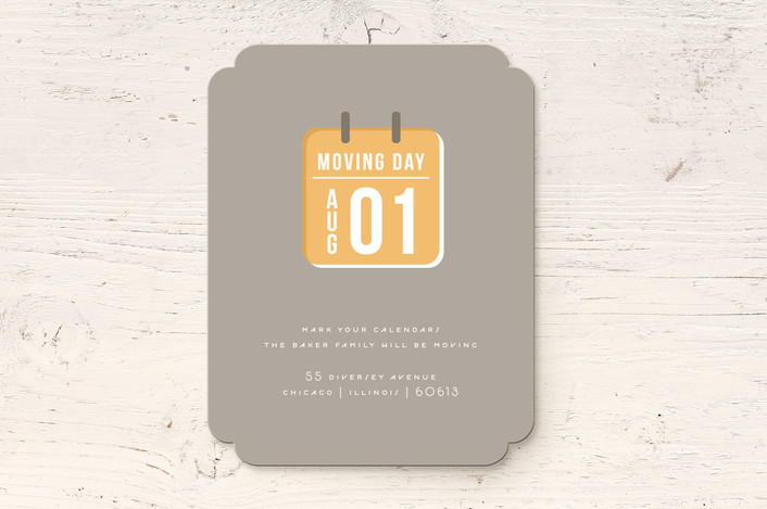 Moving Day Calendar Moving Announcements by Lehan ... | Minted