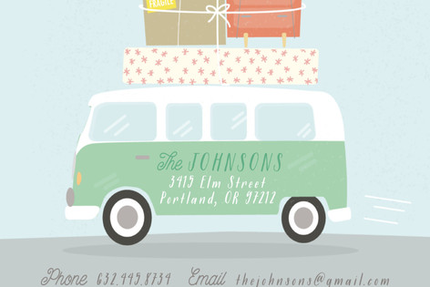 Moving Van Moving Announcements by Itsy Belle Stud... | Minted