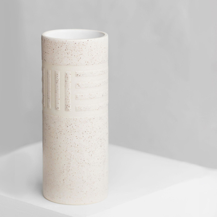 Stacked Vase - Speckled Vases by Taylor Suchy | Minted
