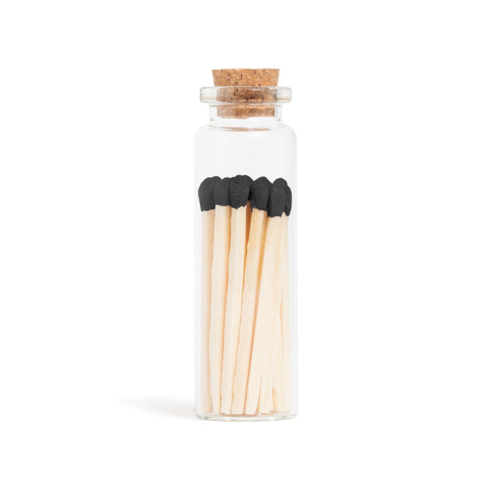 Black Matchsticks in Small Corked Vial Favors by Summer Hedglin | Minted