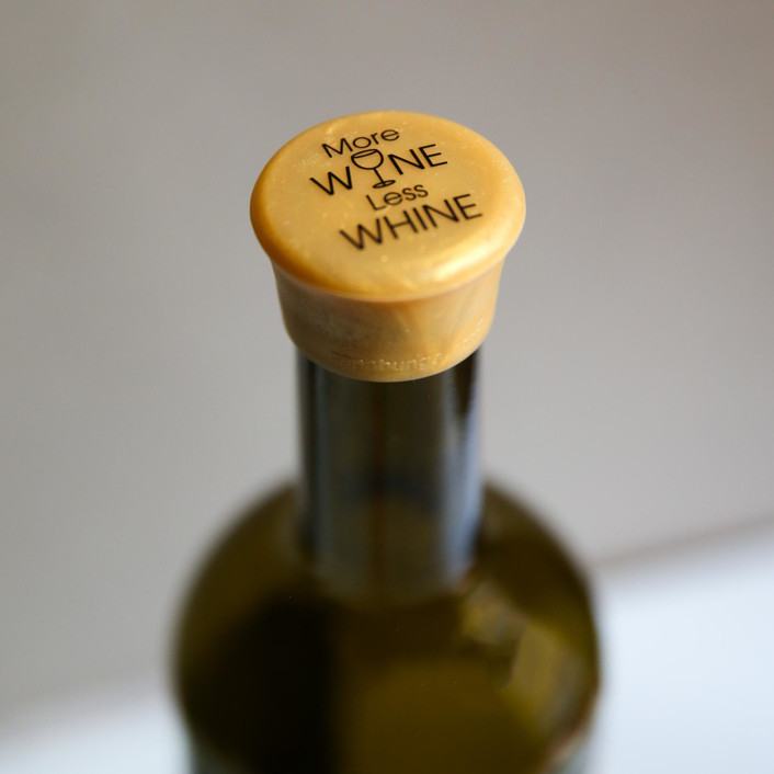 More Wine Less Whine CapaBunga Wine Cap Favors by Maire and Walt at ...