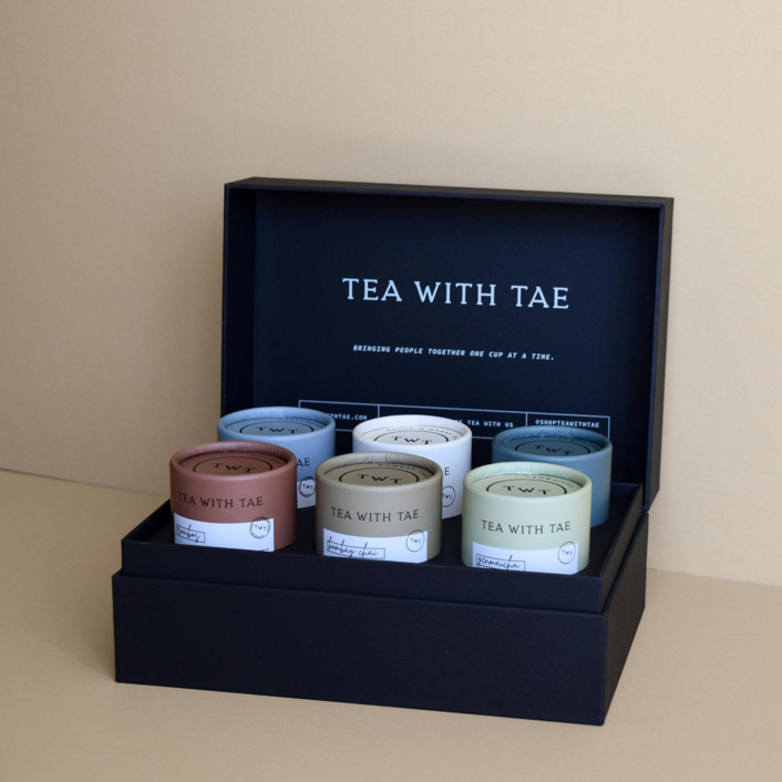Sampler Tea Bento Box 6-Pack Couple gifts by Tae ODorisio | Minted