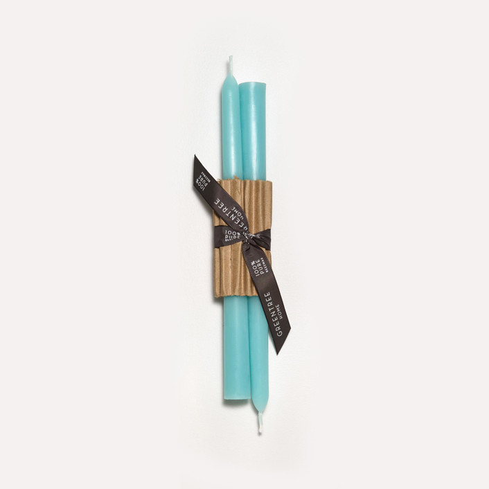 10" Everyday Tapers (pair) Robin's Egg Blue Candles by Jessie Green ...